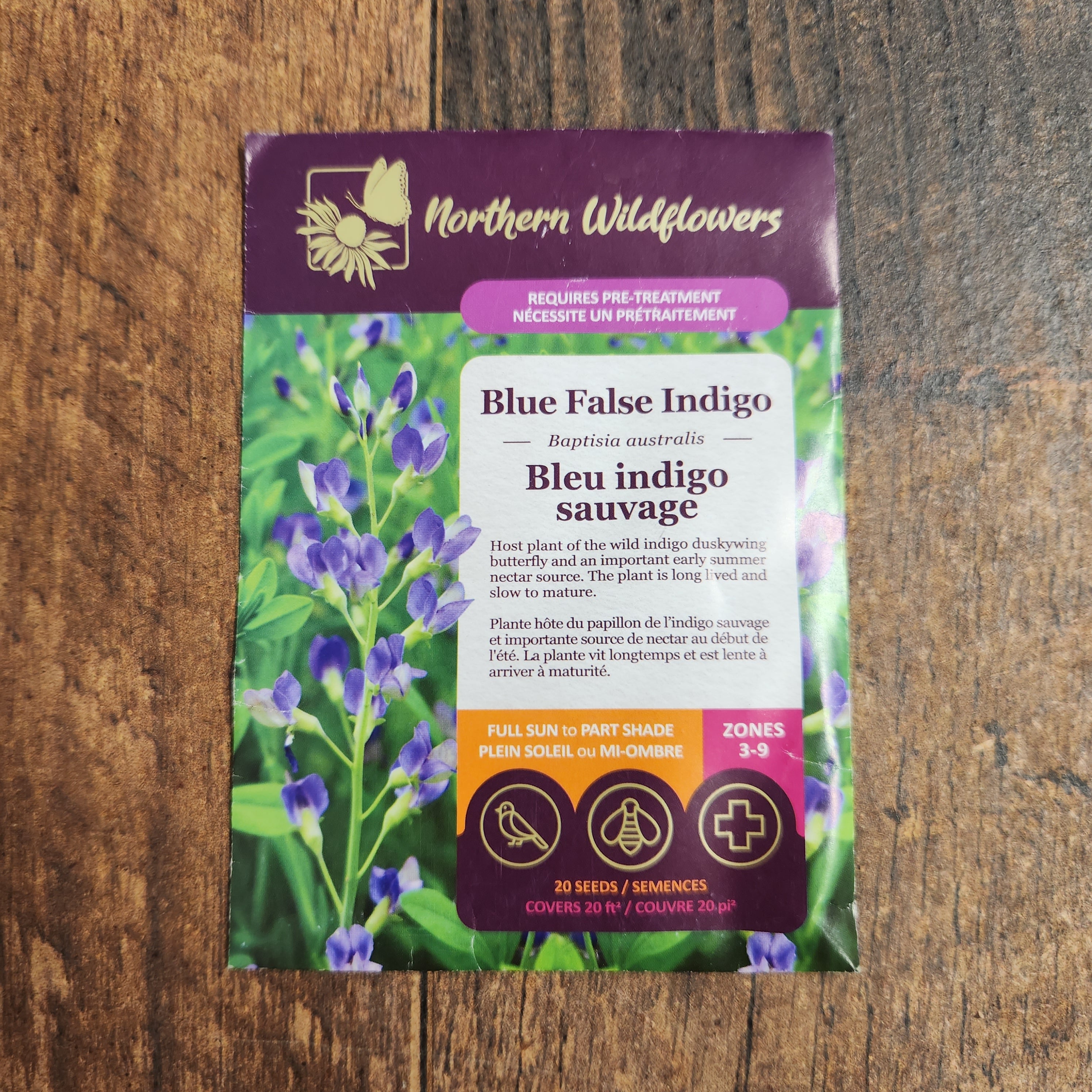 Semences Northern Wildflowers | Bleu indigo sauvage (Baptisia australis ...